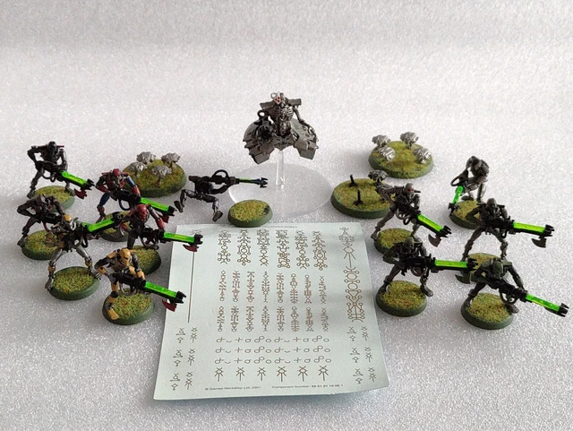 WARHAMMER 40K NECRON Warriors, Scarab Swarms and Destroyer Plus ...