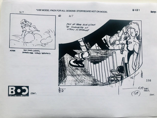 RALPH BAKSHI HBO’S Spicy City Production Storyboard Copy £66.74 ...