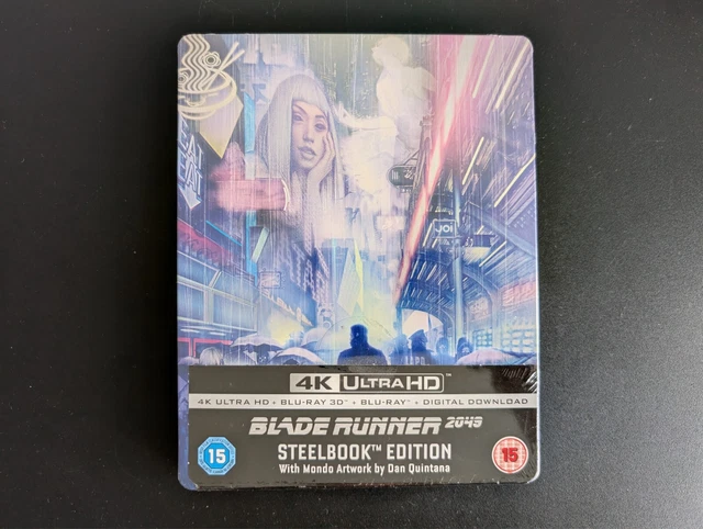 BLADE RUNNER 2049 Steelbook 4K UHD 3D 2D Blu Ray UK Mondo Edition New ...
