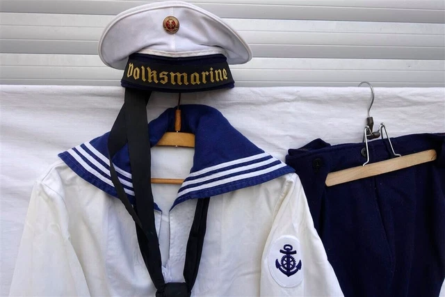 DDR KVP GT Grenze NVA VM Volksmarine Uniform+Mütze Matrose EUR 83,00 ...