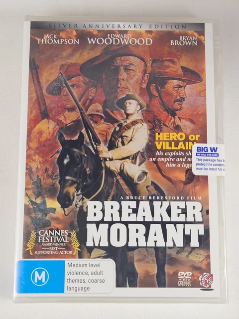BREAKER MORANT DVD Silver Anniversary Edition (New & Sealed) Region 4 ...