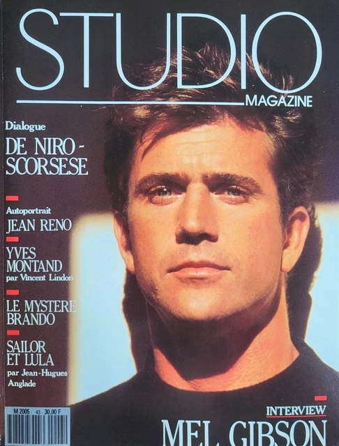 STUDIO MAGAZINE N°43 MEL GIBSON - Jean RENO - Yves MONTAND - Le Mystère ...