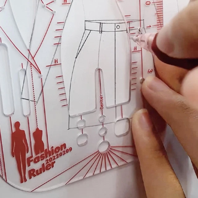 FASHION FIGURE TEMPLATE, Sketch Template Ruler Humanoid Patterns Design ...