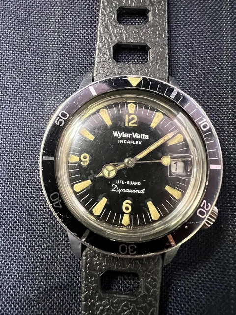 DIVER VINTAGE WYLER Vetta Life-Guard Dynawind Skin Diver Automatic EUR ...