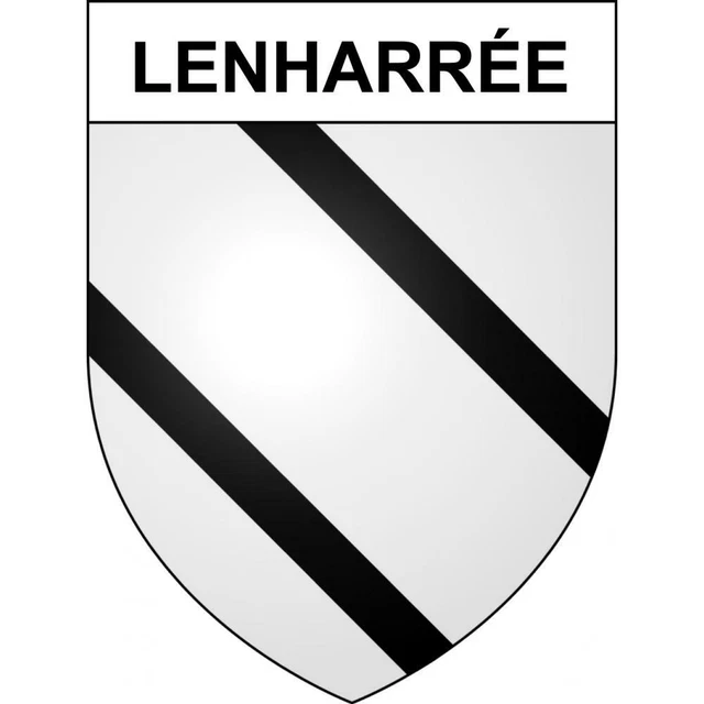 LENHARRÉE 51 VILLE sticker blason écusson autocollant adhésif EUR 3,99 - PicClick FR