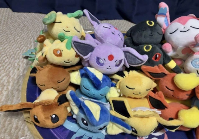 POKEMON EEVEE BUIZ Plush Toy Complete Set 18 Types Used from japan £410 ...