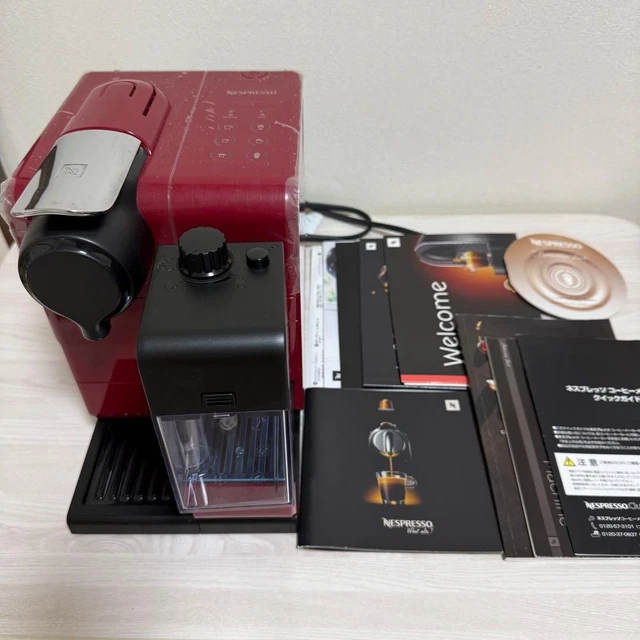 NESPRESSO LATTISSIMA TOUCH Red F511 Capsule Coffee Maker Italy ...