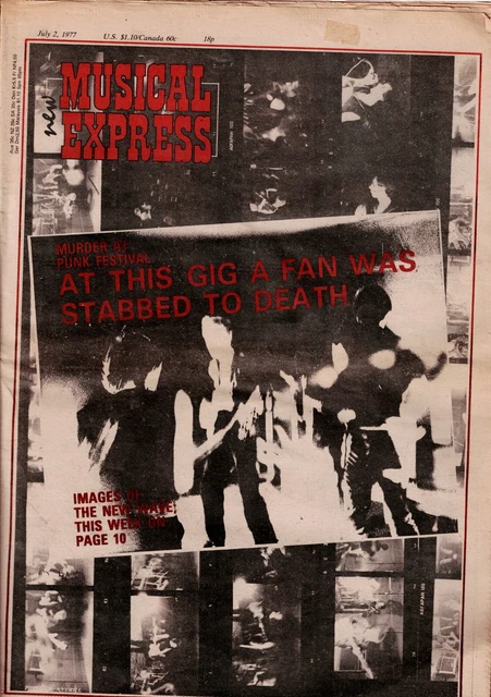 NME MAGAZINE 1977 The Saints/Steve Winwood/Mick Ronson/The Stranglers ...