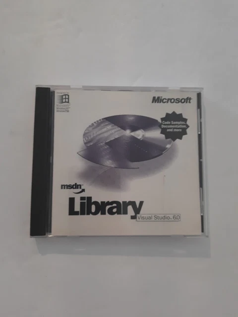 MICROSOFT MSDN DEVELOPER Network Library for Visual Studio 6.0 2 CD Set ...