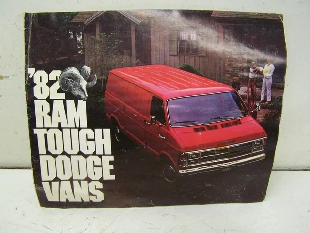 NOS MOPAR 82 1982 Dodge RAM Van Dealer Sales Brochure EUR 9,28 ...