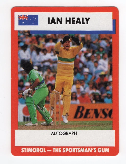 SCANLENS (STIMOROL) ASHES Cricket Series 1990/1991 #11 Ian Healy EUR 2 ...