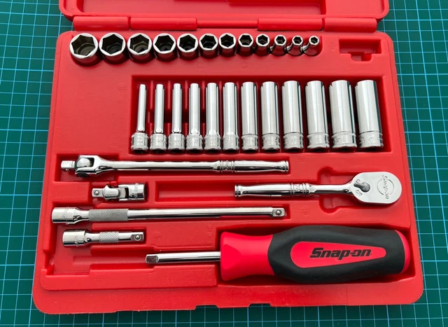 SNAP ON TOOLS usa 1/4" drive socket set £275.00 - PicClick UK
