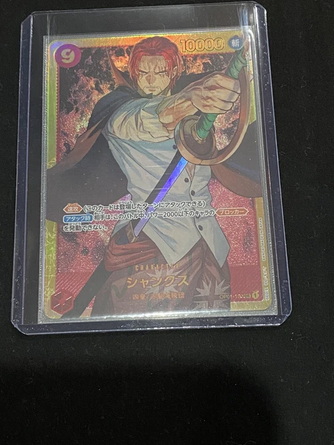 SHANKS ONE PIECE Card Game Romance Dawn OP01-120 SEC Foil Mint $67.99 ...