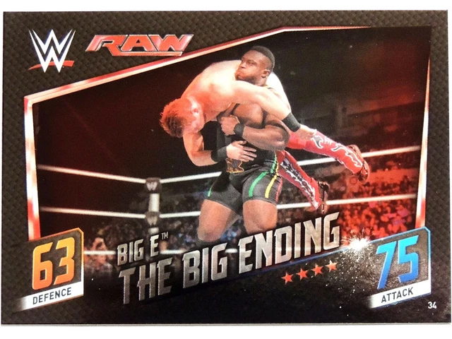 WWE BIG E Slam Attax Then Now Forever Signature Move Wrestling Card 2015 34 Wwf £3.75 - PicClick UK