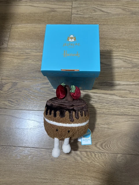 #001 - JELLYCAT Harrods Glacy Chocolate Cake - BNWT in box £60.00 ...