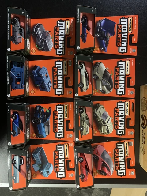 MATCHBOX MOVING PARTS 2024 Box R - Acht Formneuheiten Mercedes G Mini ...