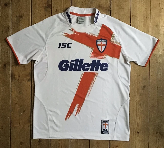 ENGLAND - RUGBY LEAGUE - ISC Players Replica Shirt / Jersey - L ...