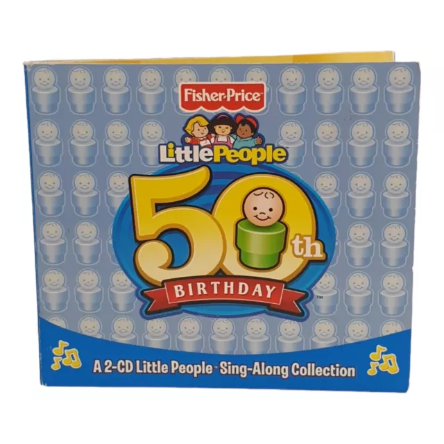 FISHER-PRICE LITTLE PEOPLE 50th Birthday 2 CD Songs Digipak Mattel ...