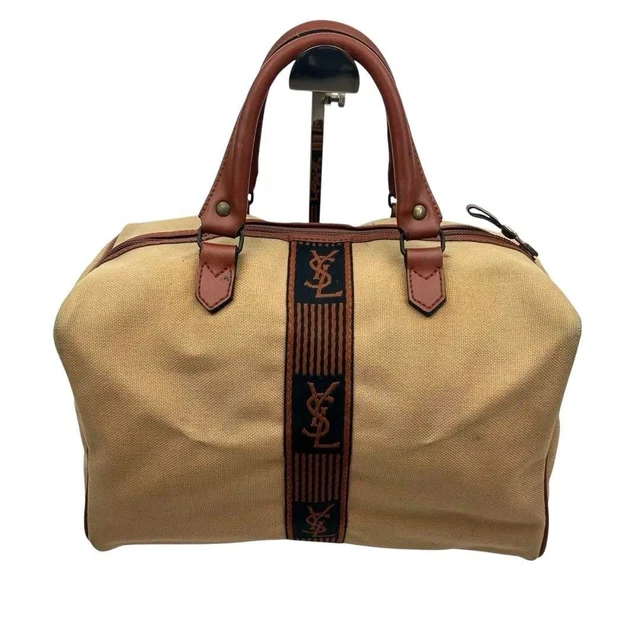 RARE VINTAGE YVES Saint Laurent YSL Mini Boston Handbag £152.06 ...