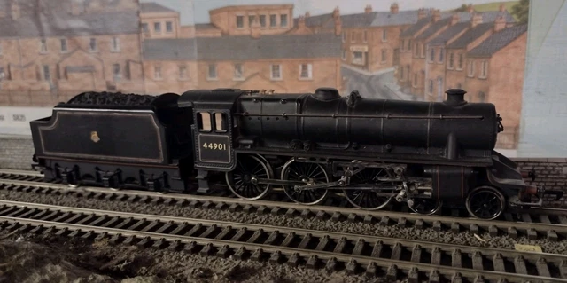 HORNBY 00 GAUGE BR Class 5 4-6-0 Steam Loco/Tender no 44901 in BR Black ...