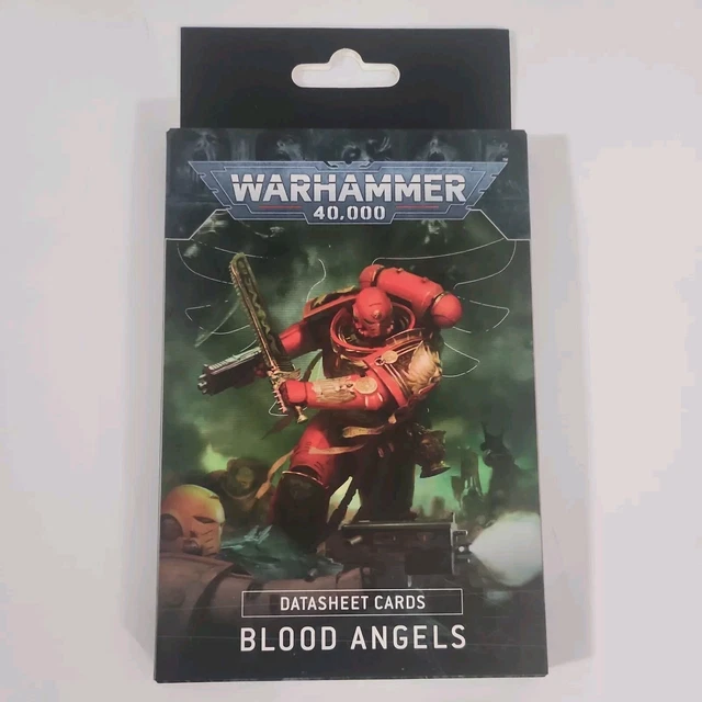 WARHAMMER 40K : Datasheet Cards Blood Angels £20.00 - PicClick UK