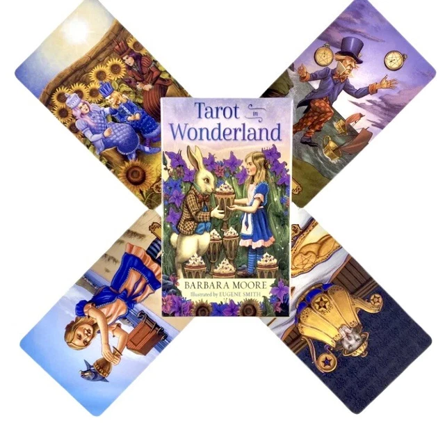 TAROT IM WUNDERLAND Alice Themendeck & PDF Guide Taschenformat Fab ...