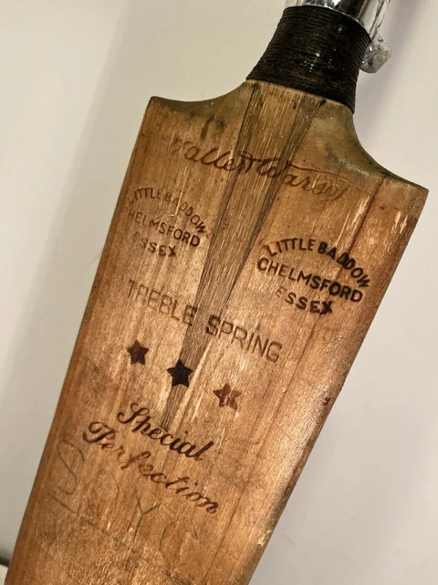 VINTAGE WALTER WARSOP Special Pefection Triple Spring Cricket Bat ...