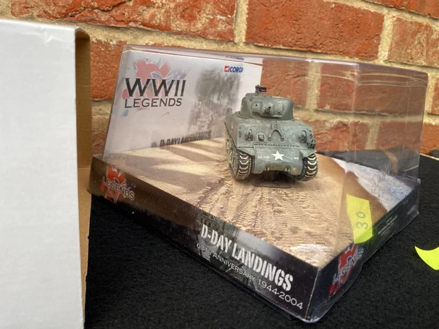 CORGI WWII LEGENDS CC51013 1:50 M4A3 Sherman Tank 'Blockbuster' 4th ...