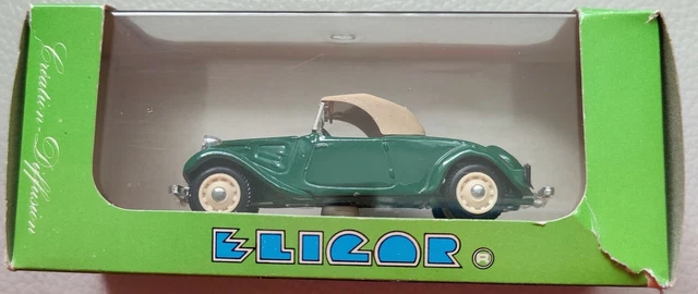 ELIGOR CITROEN TRACTION Avant Drophead Coupe 1:43 Scale Diecast Model & Brochure EUR 11,53 ...