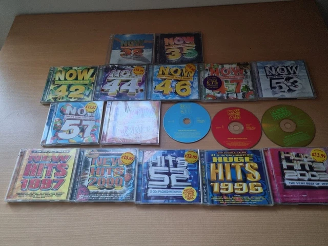 NOW THAT'S WHAT I Call Music/Huge Hits CD Bundle Job Lot x 16 £6.99 ...