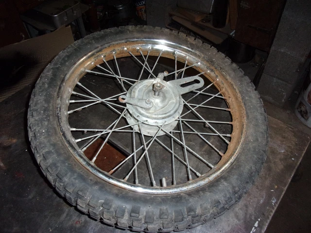 ROUE JANTE AVANT 15 pouces mini moto cross bike italjet malaguti fantic ...