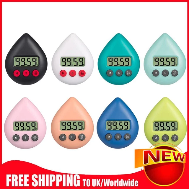 WATER DROP ELECTRONIC Countdown Digital Kitchen Timer Cooking Study ...