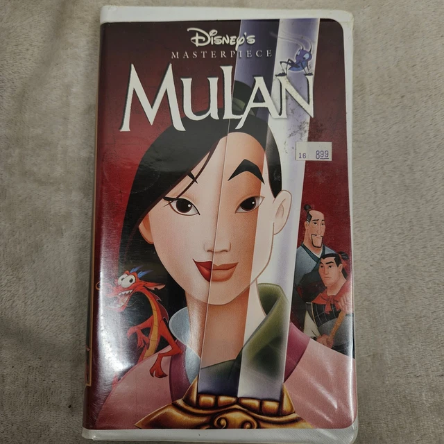 DISNEY MULAN VHS Animation Movie Walt Disney Masterpiece Collection 88 ...