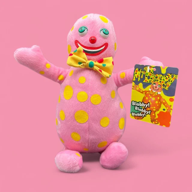 MR BLOBBY VINTAGE Prize Plush Noel's House Party 9” Soft Toy ...