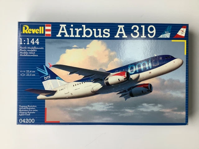 REVELL 04200 - 1:144- Airbus A319 BMI / Austrian model kit BNSB £34.98 - PicClick UK