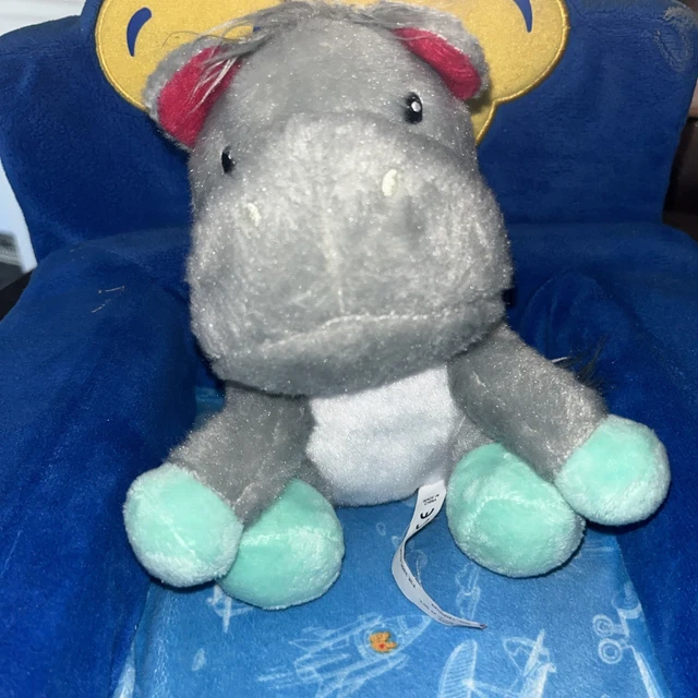 CLINTON’S GREY HIPPO Plush Soft Toy 6” Great Condition £4.41 - PicClick UK