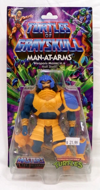 MATTEL MOTU TMNT Tortugas De Grayskull Man-At-Arms Figura 5.5" Onda 1 ...
