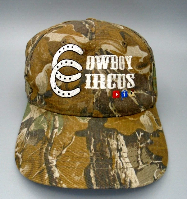 CAMO COWBOY CIRCUS Good Luck Horseshoe World's Smallest Rodeo Hat Cap ...