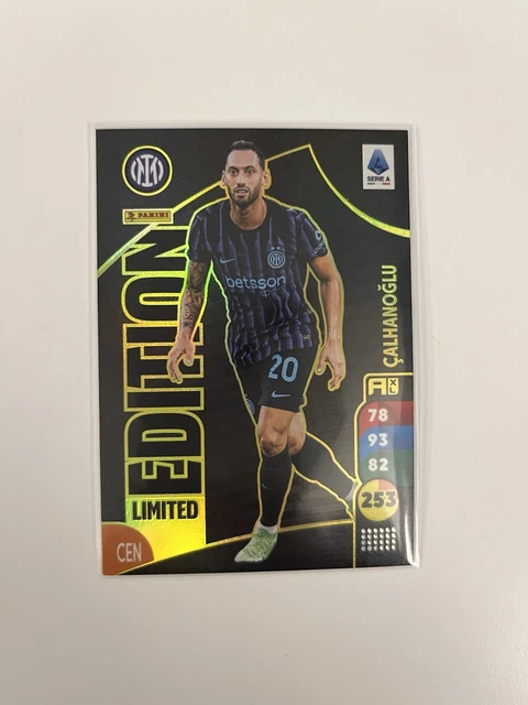 PANINI, CALCIATORI 2025-26 Adrenalyn XL: card Limited Edition ...
