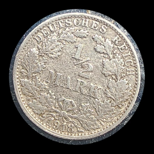 1918 GERMAN HALF Mark WW1 Era £11.67 - PicClick UK