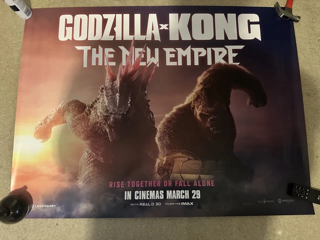 GODZILLA X KONG The New Empire Original Quad Cinema Poster 2024 - 30x40 ...