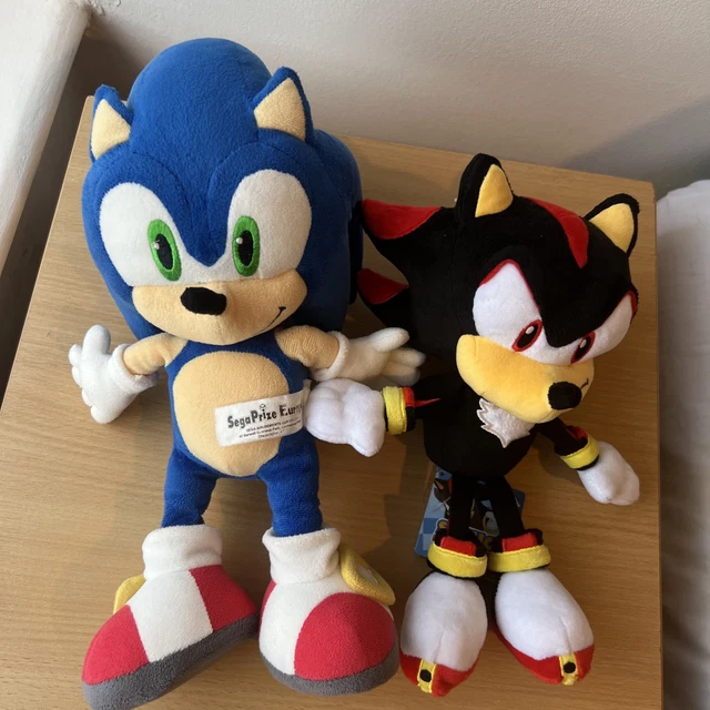 SONIC THE HEDGEHOG and shadow the hedgehog plushies sonic 3 movie sega ...