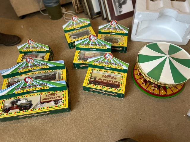 CORGI FAIRGROUND F. HARRIS GARRETT SHOWMANS Full Set £234.72 - PicClick UK