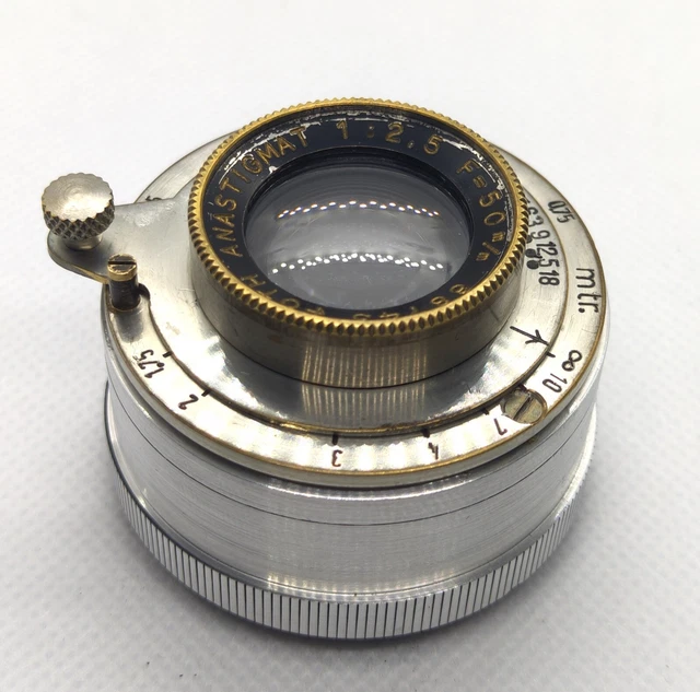 VERY RARE LENS FOTH Anastigmat 50mm f2.5, Leica LTM M39, NON coupled £ ...