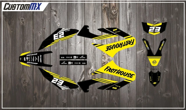 CUSTOMMX: GRAPHICS KIT To Fit WR125R YAMAHA WR 125 R GRAPHICS 09-18 ...