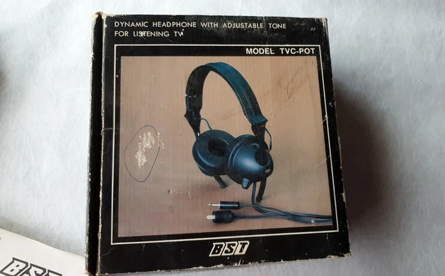 RETRO CASQUE AUDIO BST TVC-POT 1982 EUR 25,00 - PicClick FR