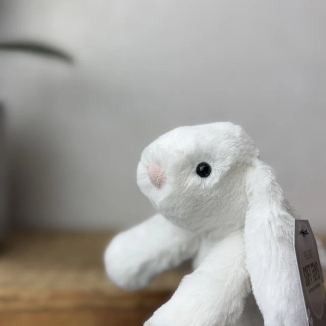JELLYCAT TINY WHITE Smudge Bunny Rabbit - Tiny White Company Exclusive Smudge 8” £125.00 ...