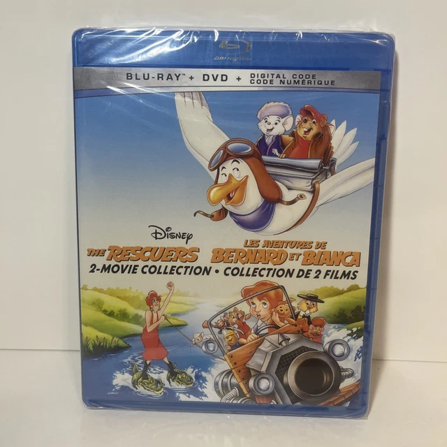 RESCUERS 2 MOVIE Collection (3-Disc) (Blu-ray/DVD, 2022) BRAND NEW ...