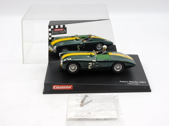 CARRERA EVOLUTION ASTON Martin DB3 #2 slot car 1:32 25433 MIB $103.31 ...