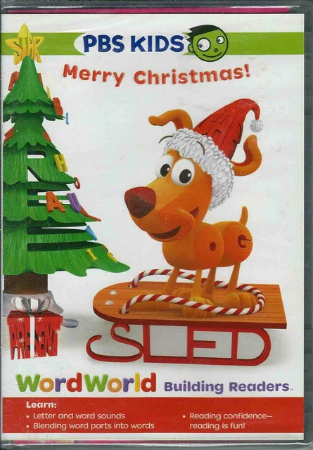 WORDWORLD MERRY CHRISTMAS PBS Kids Building Readers DVD Holiday Dog ...